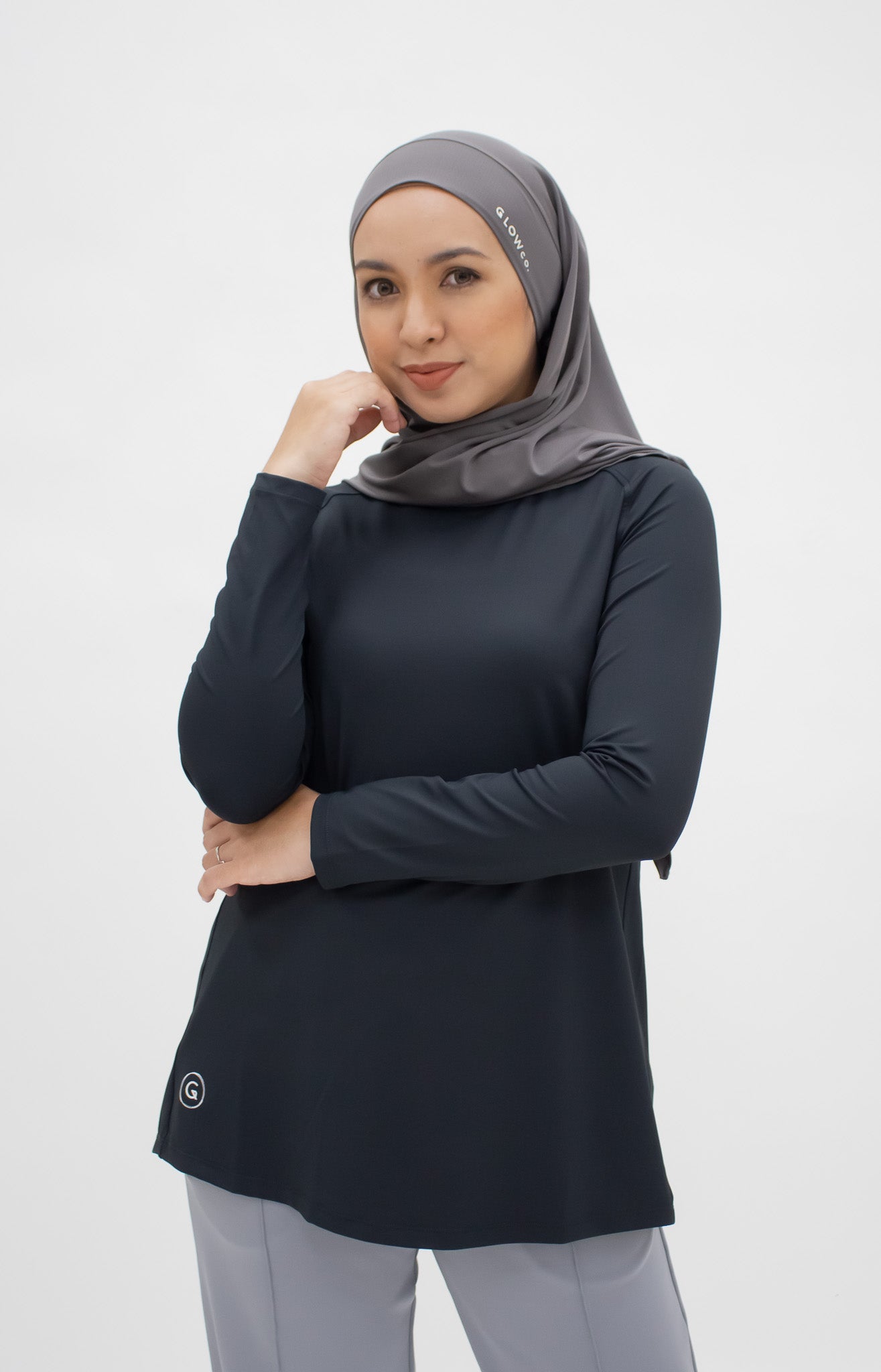 Pleated Top in Black – GLOWco
